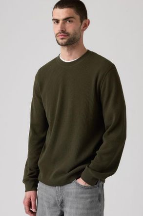 Levi's T Shirt Thermique Manche Longue Standard - Homme - Noir / Rosin - M