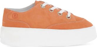 Maison Margiela baskets &agrave; plateforme - Orange