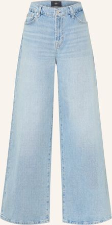 7 For All Mankind Wide Leg Jeans Marie blau