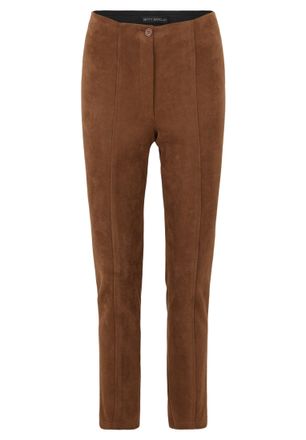Betty Barclay Damen Basic-Hose Slim Fit 42, Classic Nougat