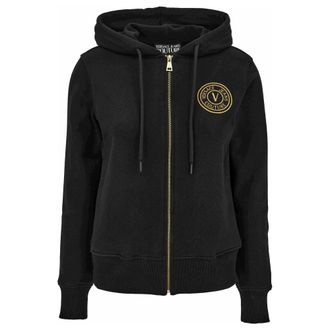 Versace Jeans Couture Stilvolle Pullover Kollektion - - Sweatshirts & Hoodies - Damen - Schwarzk - XL