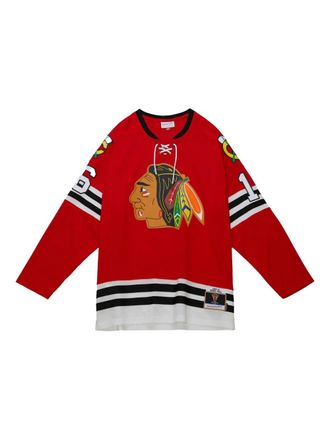 Mitchell & Ness x Chicago Hawks 1960 Line Bobby Hull T-Shirt - Rot