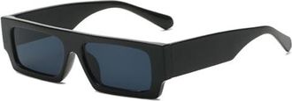 Generic Lunettes De Soleil Carr&eacute;es &Agrave; Petite Monture For Hommes Et Femmes, Id&eacute;ales For Les Vacances Ou D&eacute;placements, D&eacute;coratives(Black)