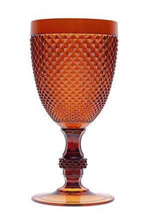 Excelsa Diamond Kelch 39 cl, Kunststoff, Orange, 9.2 x 9.2 x 18.5 cm