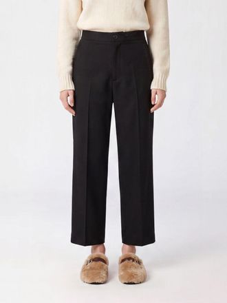 Marni Pantalon droit en pure laine vierge &agrave; taille mi-haute