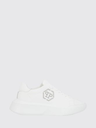 Philipp Plein Baskets basses en cuir avec logo Hexagon et semelle plateforme