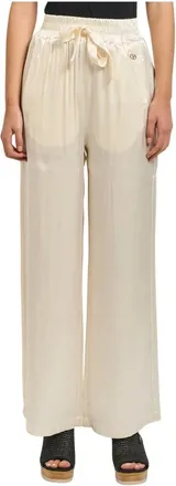 Yes-Zee YES Zee, Femme, Pantalons, Beige, Taille: 36 FR Pantalon Palazzo