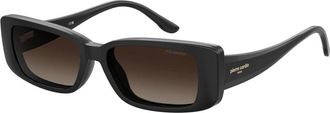 Pierre Cardin Femme, Accessoires, Noir, Taille: 53 MM Rectangle Lunettes de soleil