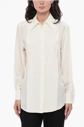 Dolce & Gabbana Spread Collar Silk Shirt size 42