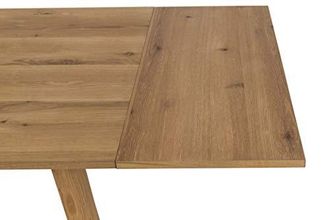 AC Design Furniture Cecania Ausziehplatte 2er Set, Wildeichenfurnier, B: 45 x H: 2,5 x T: 95 cm