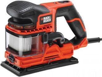 Black+Decker BLACK+DECKER Schleifmaschine 1/3 Blatt Draht 270W - DuoSand - KA330EKA-QS