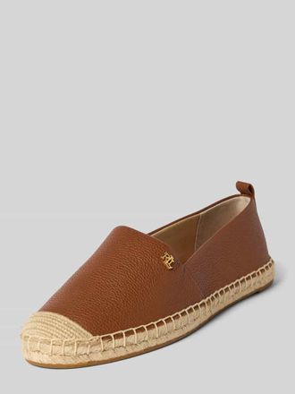 Lauren Ralph Lauren Espadrilles aus Leder mit Logo-Detail Modell CAMERYN