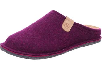 Rohde Damen Pantoffel Hausschuh Softfilz Decksohle Leder bequem Lucca-D 6820, Gr&ouml;&szlig;e:40 EU, Farbe:Mehrfarbig