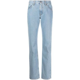 The Attico Femme, Jeans, Bleu, Taille: W27 Jean Girlfriend Jambe Droite