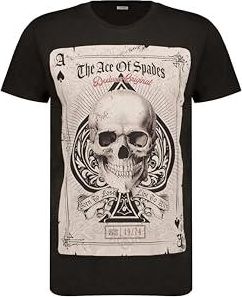 Deeluxe T-shirt en coton ACE pour Homme,100% Coton, Manches Courtes, Style Casual, Parfait pour le Printemps-&Eacute;t&eacute;, Confort et &Eacute;l&eacute;gance au Quotidien, Taille L, 