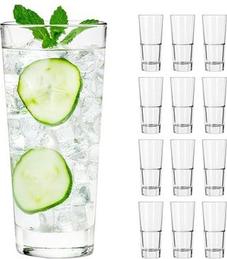 Libbey 70549 Trinkglas ENDEAVOR, 473 ml, 12er Set, stapelbar