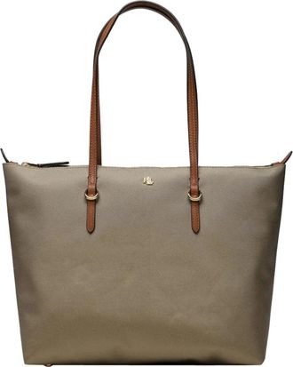 Ralph Lauren Femme, Sacs, Brun, Taille: ONE Size Keaton Shopper