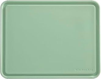 KitchenAid Klassisches Kunststoff-Schneidebrett mit umlaufendem Graben und rutschfesten Kanten, sp&uuml;lmaschinenfest, 27,9 x 35,6 cm, Gr&uuml;n
