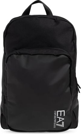 Emporio Armani Emporio Armani Ea7, unisex, Sacs, Noir, Taille: ONE Size Sac &agrave; dos avec logo imprim&eacute;