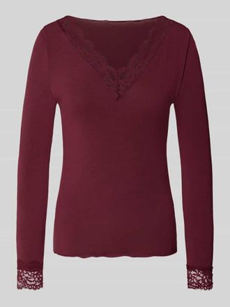 Vero Moda Slim Fit Langarmshirt aus Modal-Mix mit Woll-Anteil Modell SKYE