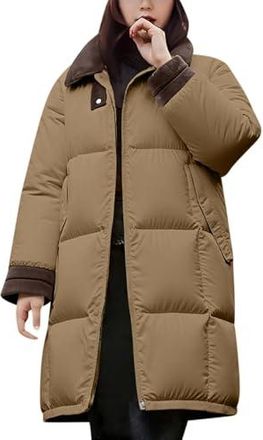 Generic Cape Chaude Femme Hiver Manteau De Ski Femme Veste Décontractée En Coton Chaud Et Épais Pour Taille Longue Européen Et Américain Doudoune Veste Fausse