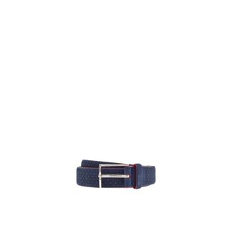 Carolina Herrera Wildleder G&uuml;rtel mit individueller Schnalle - - Accessories - Herren - Blau - 90 CM