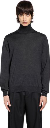 Lardini Wool Turtleneck Sweater