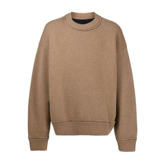 sacai Herren, Strickwaren, Braun, SGr&ouml;&szlig;e