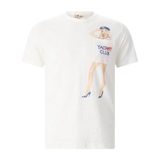 MC2 Saint Barth Leinen T-Shirt - - Tops - Herren - Beige - S