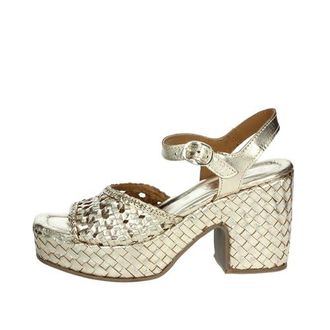 Carmela Sandale Femme Or - Chaussures confortables et polyvalentes - Mode d&eacute;contract&eacute;e - Mod&egrave;le 16163706 (Taille37)