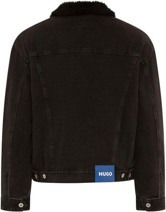 HUGO BOSS Jeansjacke Dex 1 warm gef&uuml;ttert, regular fit, stone washed