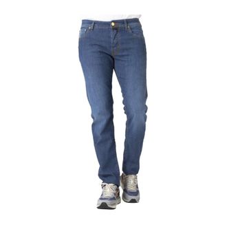 Jacob Cohen Schmale Bequeme Bard Modell Blaue Jeans - - Jeans - Herren - Blau - W29