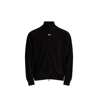 Courr&egrave;ges Veste &eacute;ponge en coton m&eacute;lang&eacute;