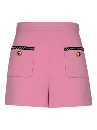 Moschino Shorts mit aufgesetzten Taschen - Rosa