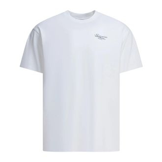 Givenchy T-Shirt aus Baumwolle mit Stamp-Print - - Tops - Herren - Wei&szlig; - M