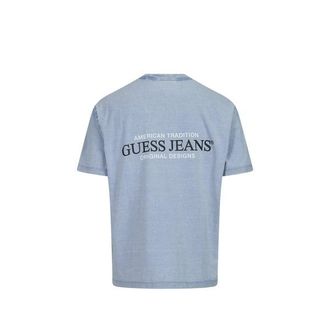 Guess T-shirt d&eacute;lav&eacute; &agrave; logo en coton