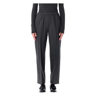 Fabiana Filippi Femme, Pantalons, Gris, Taille: 38 FR Pantalon de jogging en laine