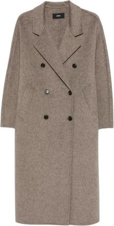 Arma Femme, Manteaux, Gris, Taille: 40 FR Marisa Double-Breasted Coat
