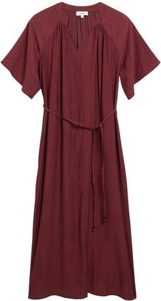 s.Oliver Midikleid Kleid Strukturiertes Viskosemix-Kleid im Relaxed Fit