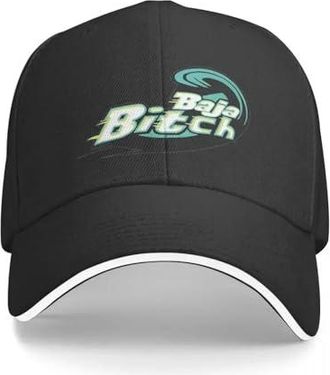 Generic Casquette Homme, Casquette Baja Btch Mode Casquettes de Baseball d&eacute;contract&eacute;es Bonnet r&eacute;glable Hip Hop Chapeaux Unisex d&eacute;t&eacute; Cadeau Polychrome Personna