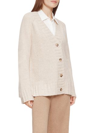 s.Oliver Oversized Cardigan mit Glitzergarn und Pailletten