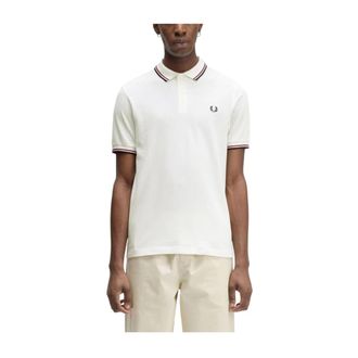 Fred Perry Polo Shirt - - Tops - Herren - Wei&szlig; - 2XL