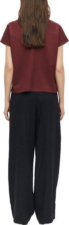 s.Oliver Kurzarmshirt Sommershirt mit V-Ausschnitt