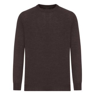 Zanone Stilvolle Strickwaren f&uuml;r M&auml;nner - - Tops - Herren - Braun - 2XL