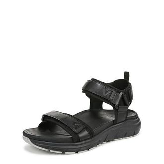 Vionic Homme Walk Max Wanderer Sandale de Sport, Noir Nappa, 43 EU