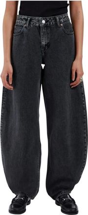 Dr. Denim Femme, Jeans, Noir, Taille: W30 Jeans Vita Alta a Balloon