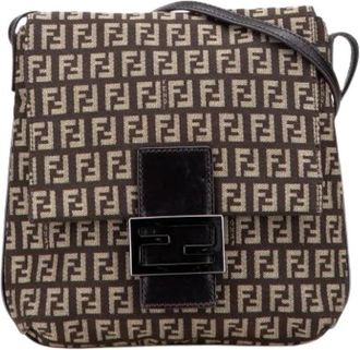 Fendi Sac bandouli&egrave;re vintage Pre-owned - Femme - Pre-owned - Brun - Taille: ONE Size