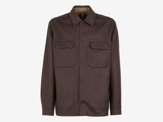 Sease Mens Overshirt Double Brown Overshirts