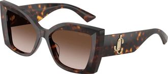 Jimmy Choo London Lunettes de soleil oeil-de-chat Jc5074U - Femme - Accessoires - Brun - Taille: 54 MM