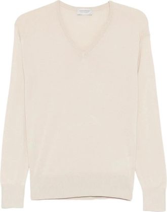 John Smedley Homme, Pulls, Beige, Taille: M Anne Sea Island Cotton Sweater